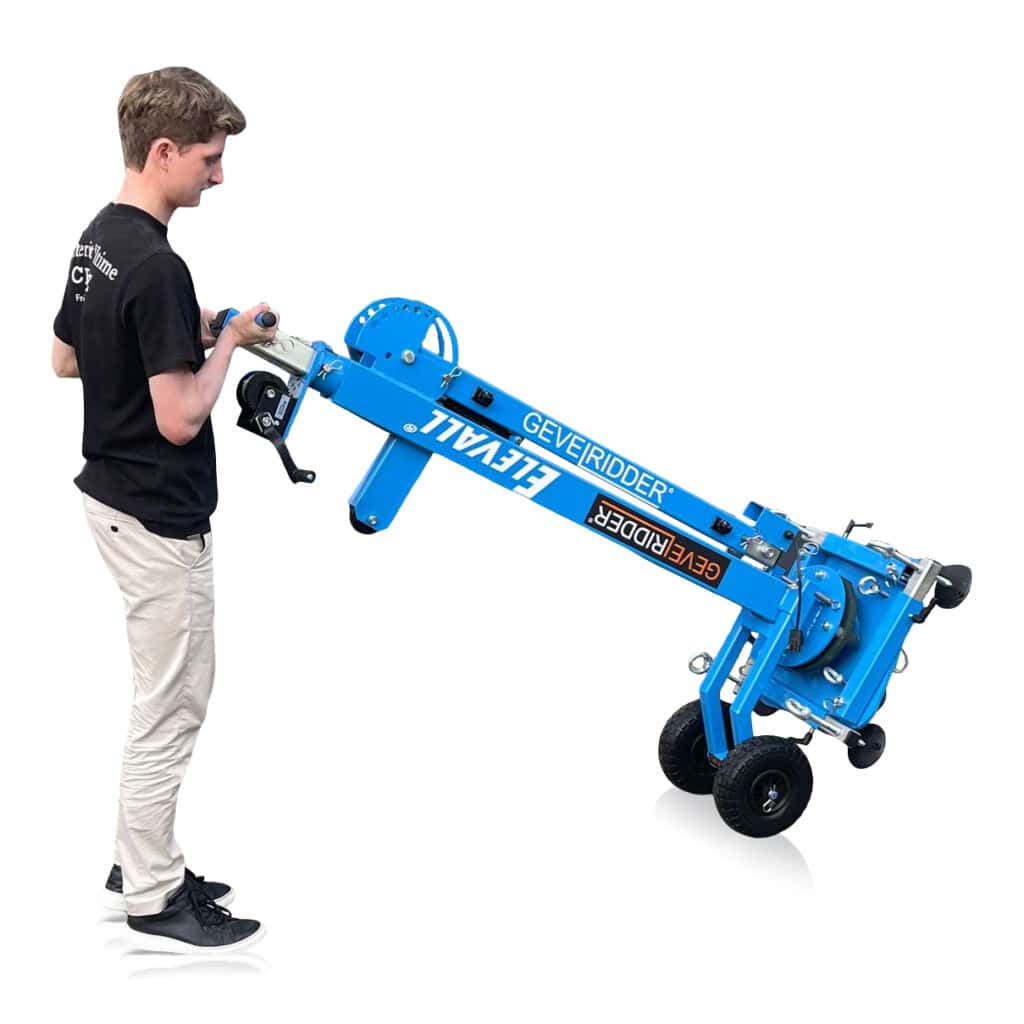 Elevall 180 Basis, Klemt zich op tussen vloeren - Gevelridder